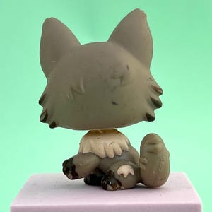 LPS Littlest Pet Shop Authentic Very Rare Wolf Cat 1953 / Vintage ...