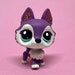 Littlest Pet Shop LPS Glitter Husky 2297 RARE Authentic Vintage Toy by ...