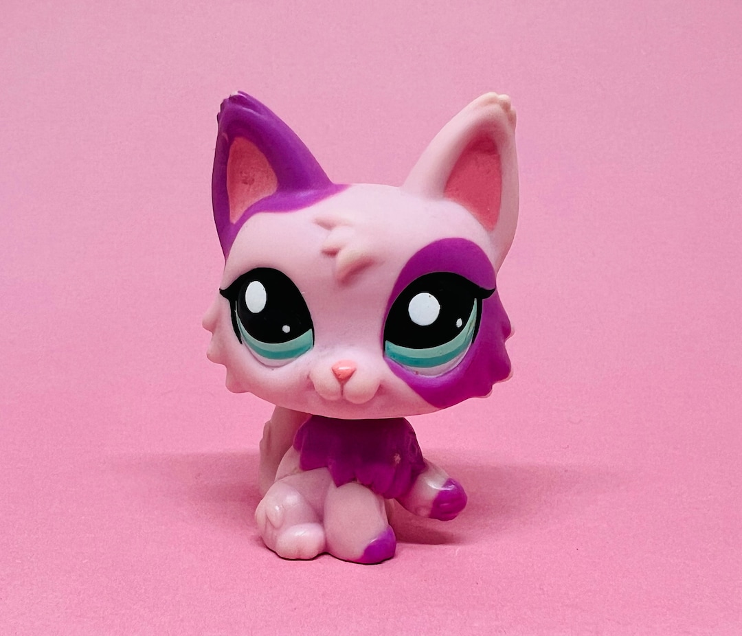 Littlest Pet Shop Authentic LPS Wolf Cat Cat 2100 / Vintage Hasbro - Etsy