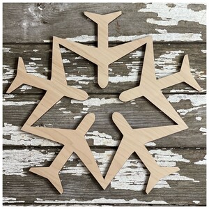 Airplane Star Tree Topper or Ornament: Aviation Snowflake Decoration ...