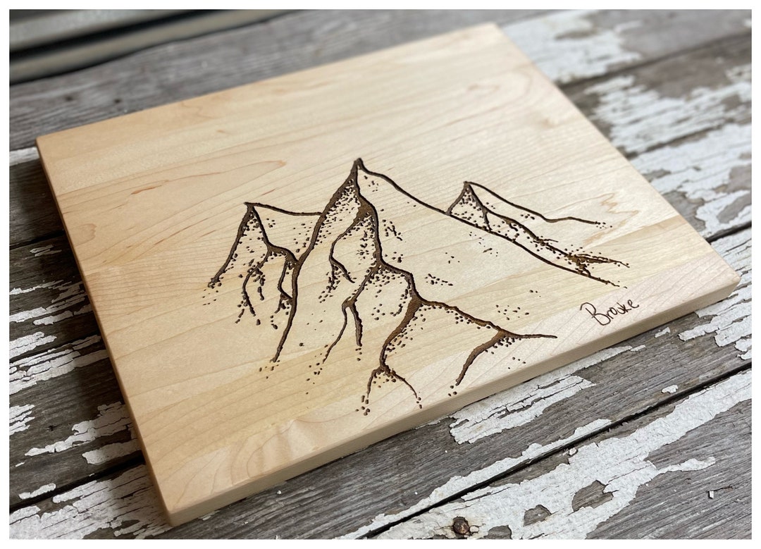 Create Your Own Cutting Board: Personalized Engraved Wood Butcher Block ...