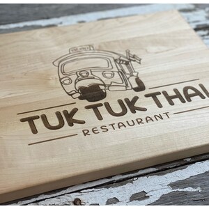 Your Logo or Artwork Custom Cutting Board, Personalized Engraved ...