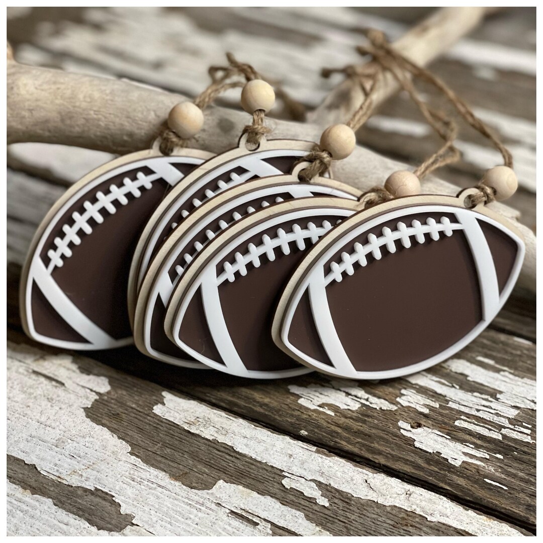 Football Ornament: Personalized Sports Christmas Keepsake Gift for ...