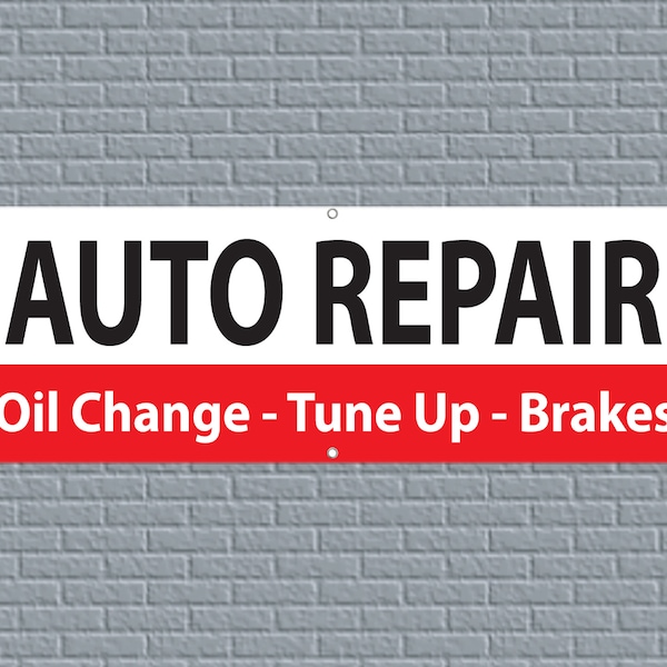 Auto Repair Sign - Etsy