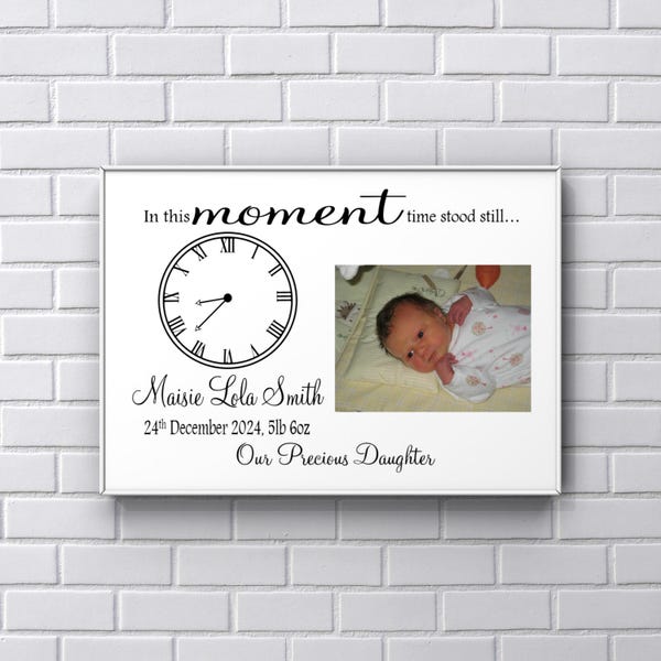 A Moment in Time Frame - Etsy UK