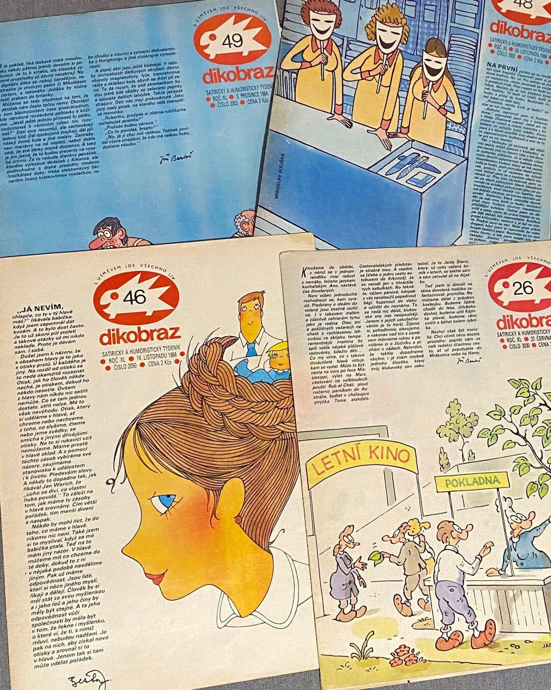 Dikobraz Magazine, Famous Czech Humour and Satire Magazine, Various ...