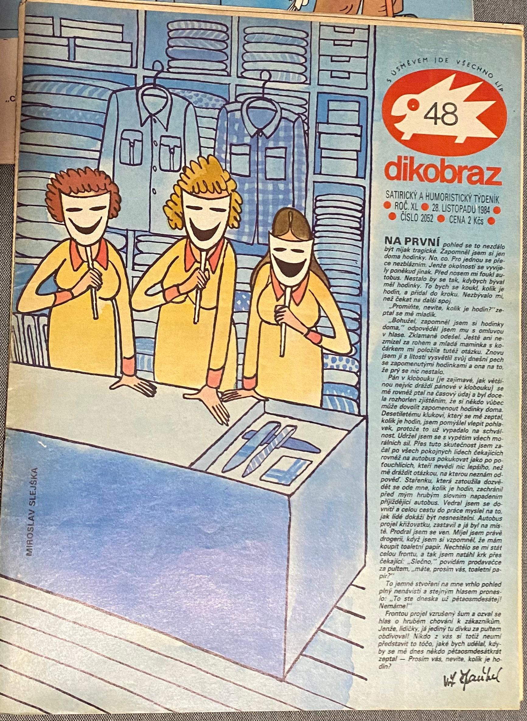 Dikobraz Magazine, Famous Czech Humour and Satire Magazine, Various ...
