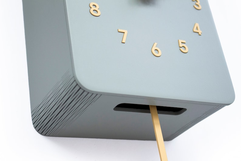 Cuckoo Clock - Linden Green With Saffron Accessories - Etsy