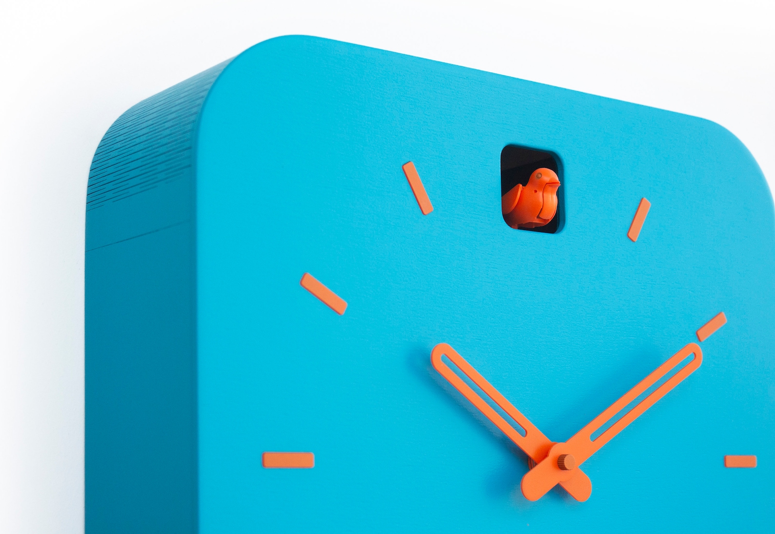 Cuckoo Clock - Turquoise With Orange Accessories - Etsy