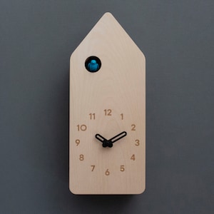 Modern Cuckoo Clock - Wooden Design - Etsy