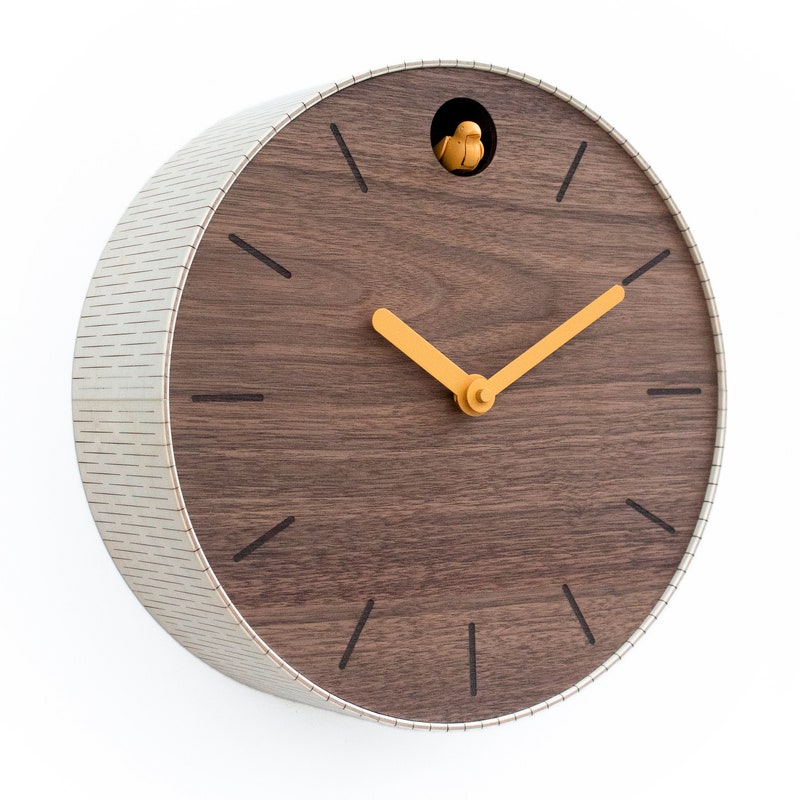 Modern Wood Clock - Etsy