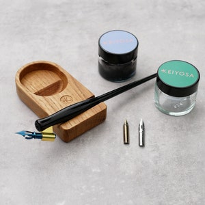 Tilt Angled Calligraphy Ink Pot Holder - Etsy