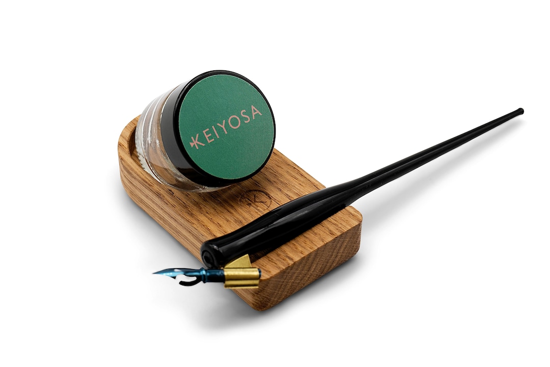 Tilt Angled Calligraphy Ink Pot Holder - Etsy