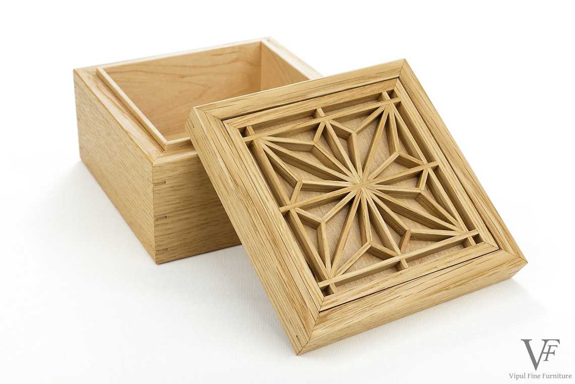 Small Kumiko keepsake box | Etsy