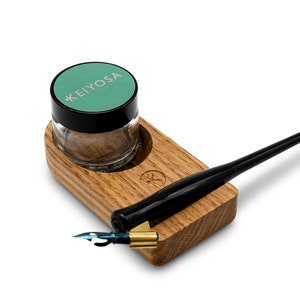 Tilt Angled Calligraphy Ink Pot Holder - Etsy