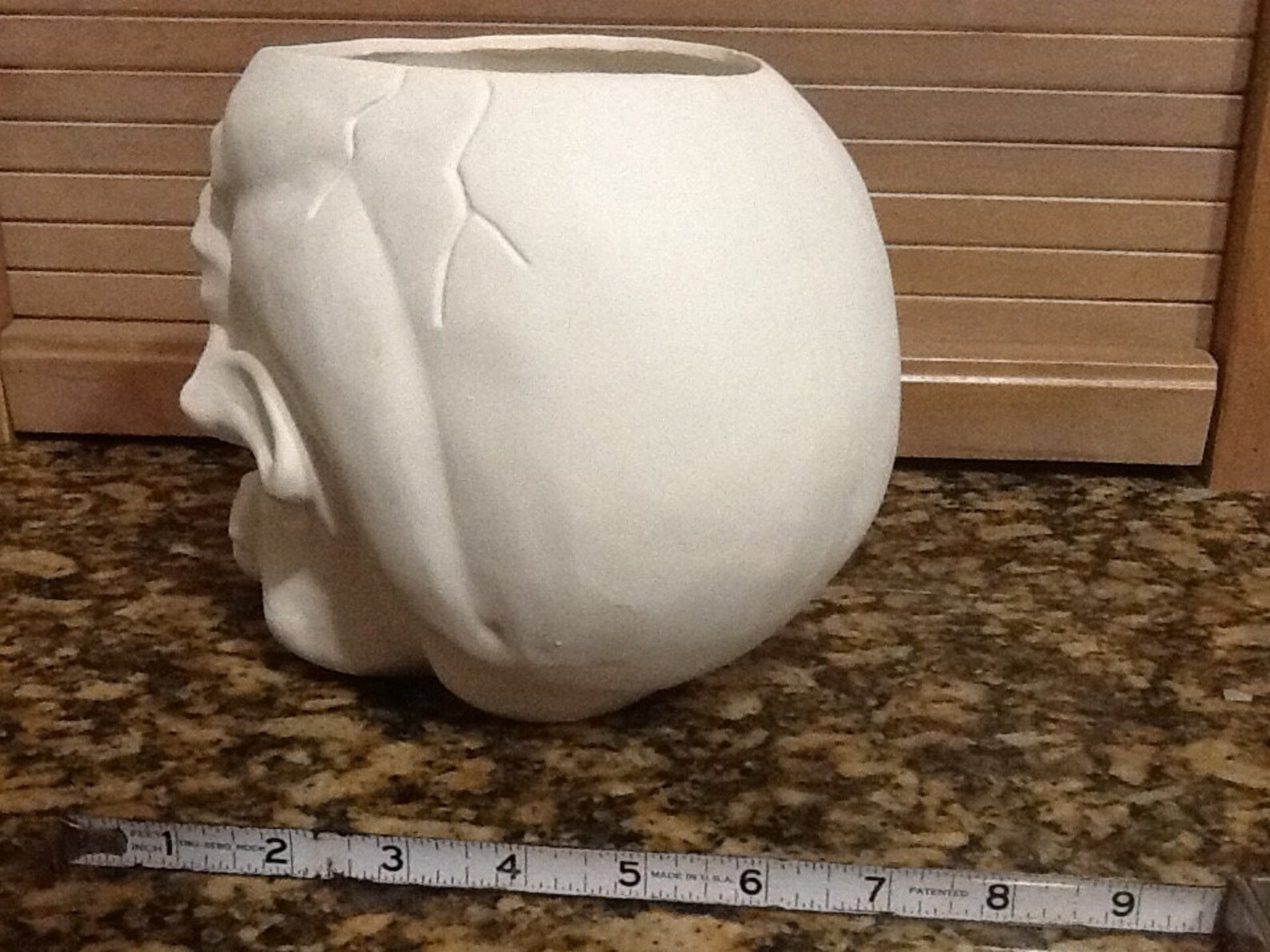 Large Skull Bowl or Votive for Halloween Ceramic Bisque - Etsy