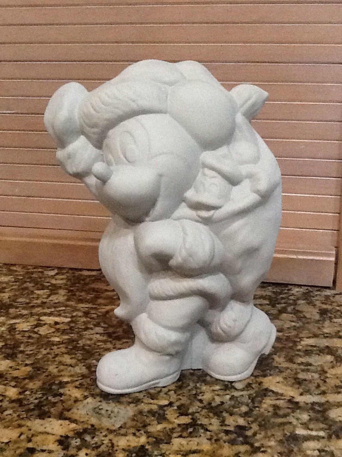 Santa Mickey Mouse Rare Vintage Walt Disney Production Ready to Paint ...
