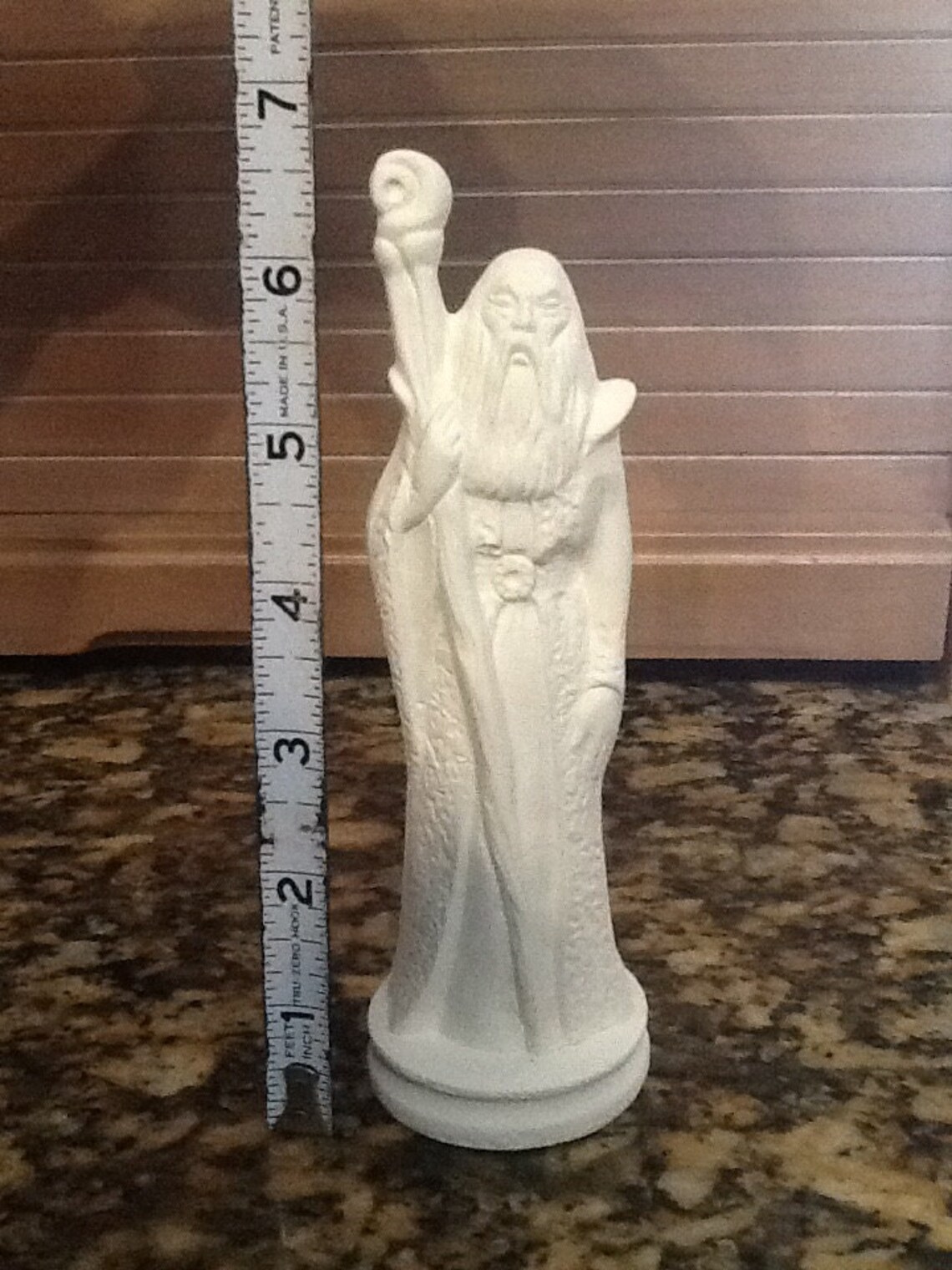 Small Wizard Ceramic Bisque 7 Tall Ready to Paint - Etsy
