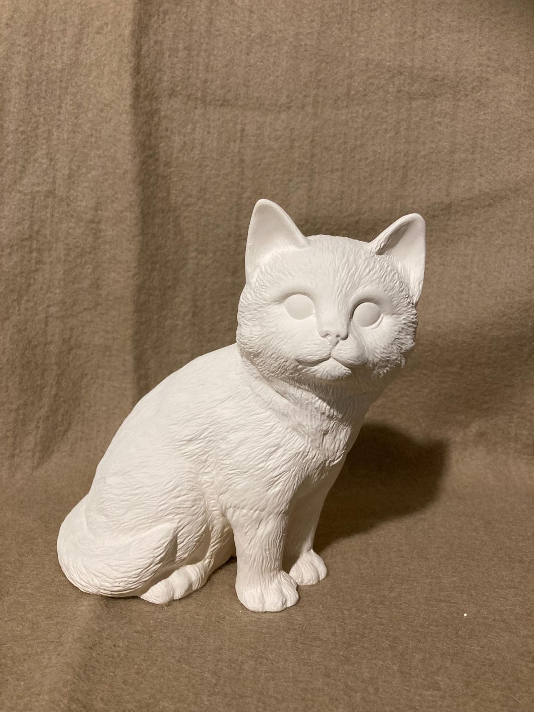 Cute Ceramic Cat/kitten Ready to Paint! 6.5 in Tall 3.5 in Wide - Etsy