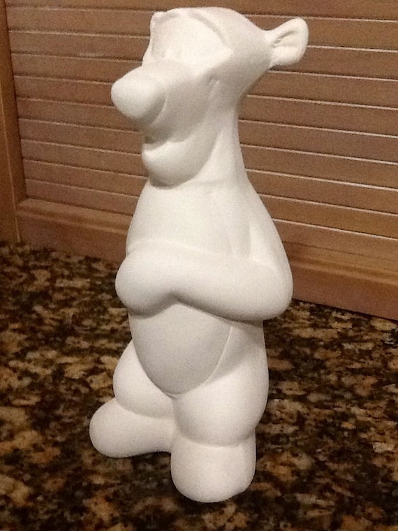 Tigger Walt Disney Figurine Ceramic Bisque Ready to Paint | Etsy