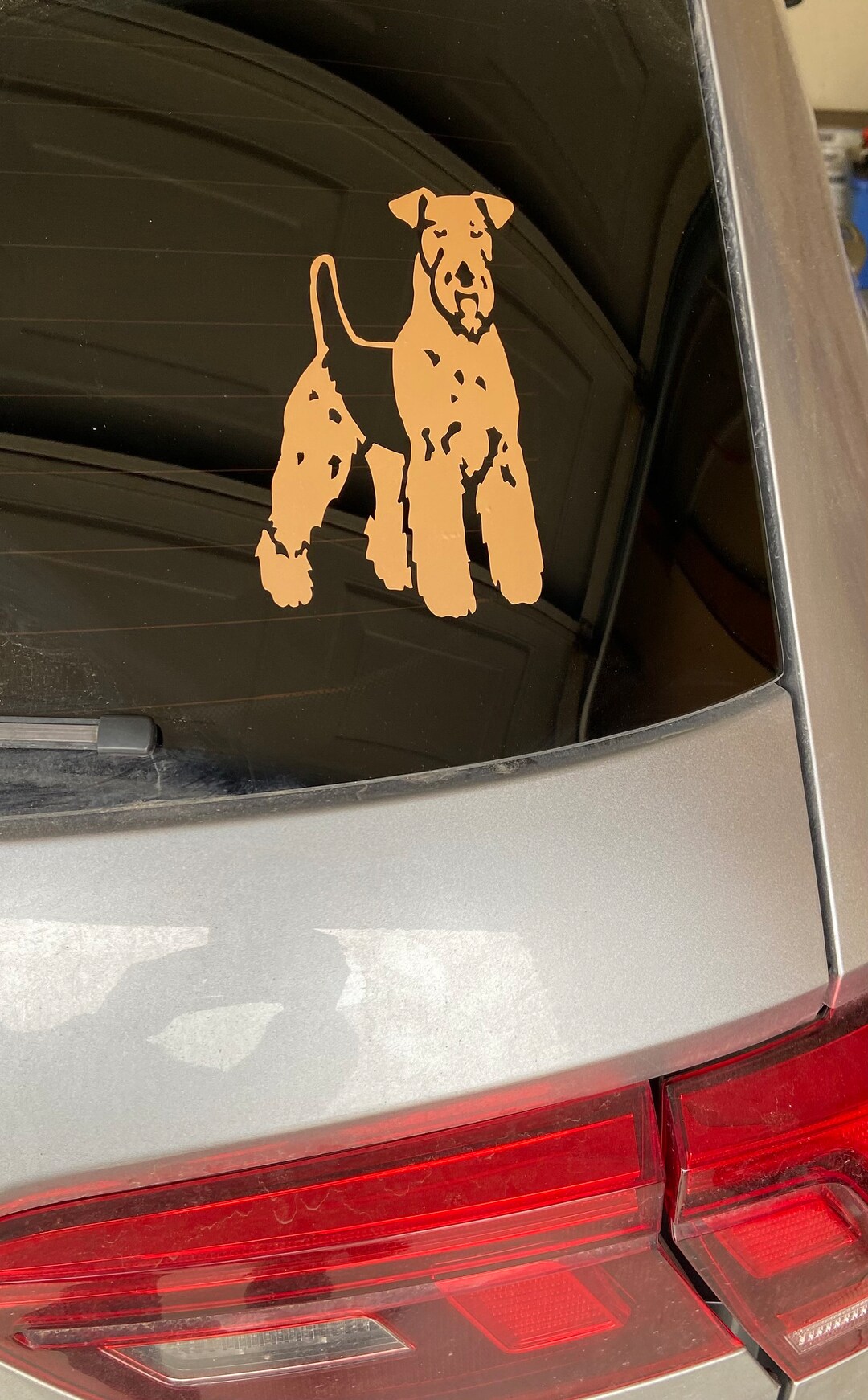 Airedale Vinyl Decal - Etsy