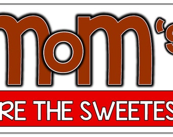 DIGITAL Mother's Day MOM Candy Tag Label Instant Download Set of 6 ...