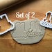 Set of 2 Lettered Number 11 Cookie Cuttersmulti-size/choose Standard or ...