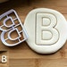 Letter B Cookie Cuttermulti-size/cuts Through the Centers / - Etsy
