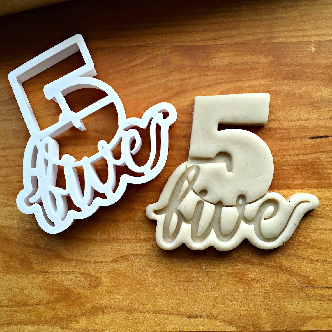 Set of 5 Lettered Number Cookie Cutters/multi-size/dishwasher | Etsy