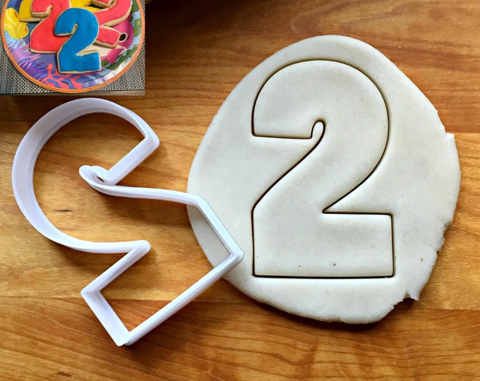 Number 2 Cookie Cutter - Etsy