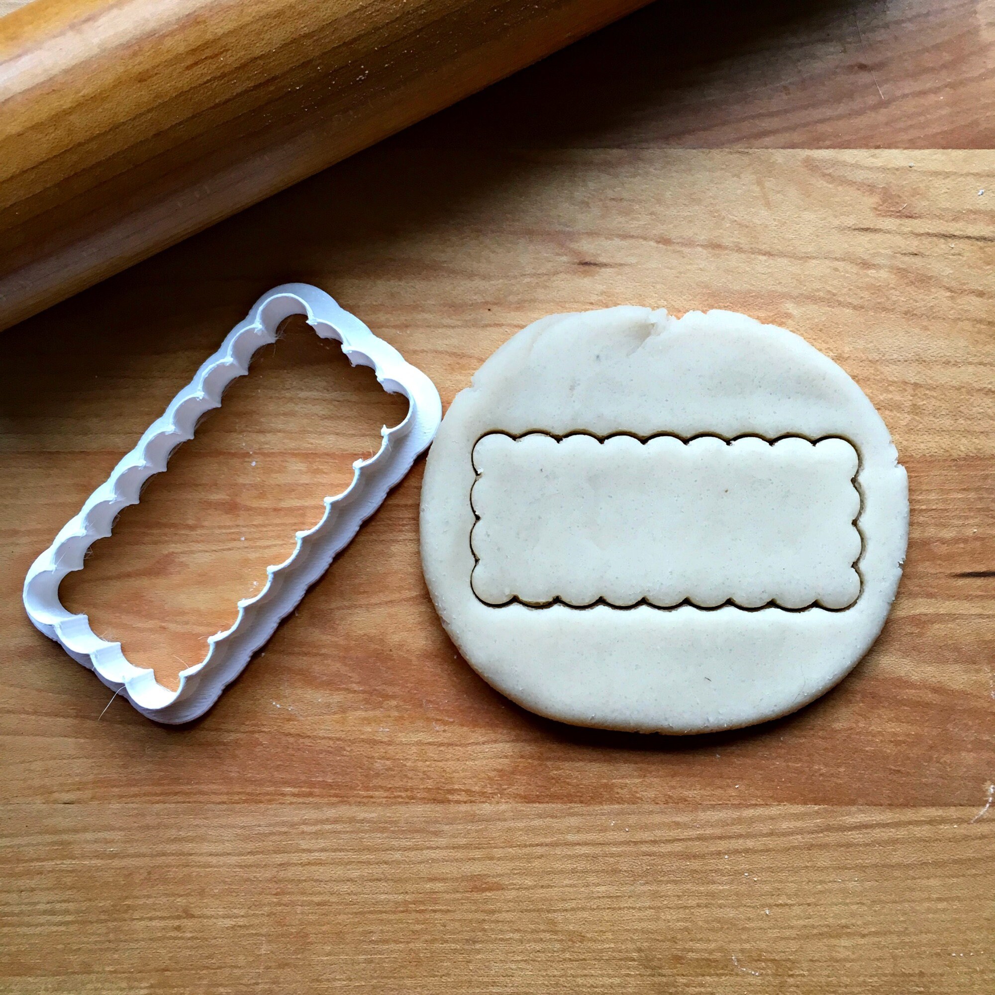 Ruffled or Scalloped Plaqueframe Cookie Cutter/multi-size/choose ...