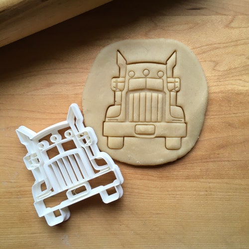Semi Truck Cookie Cutter Big Rig Trucker 5.5 Inches - Etsy