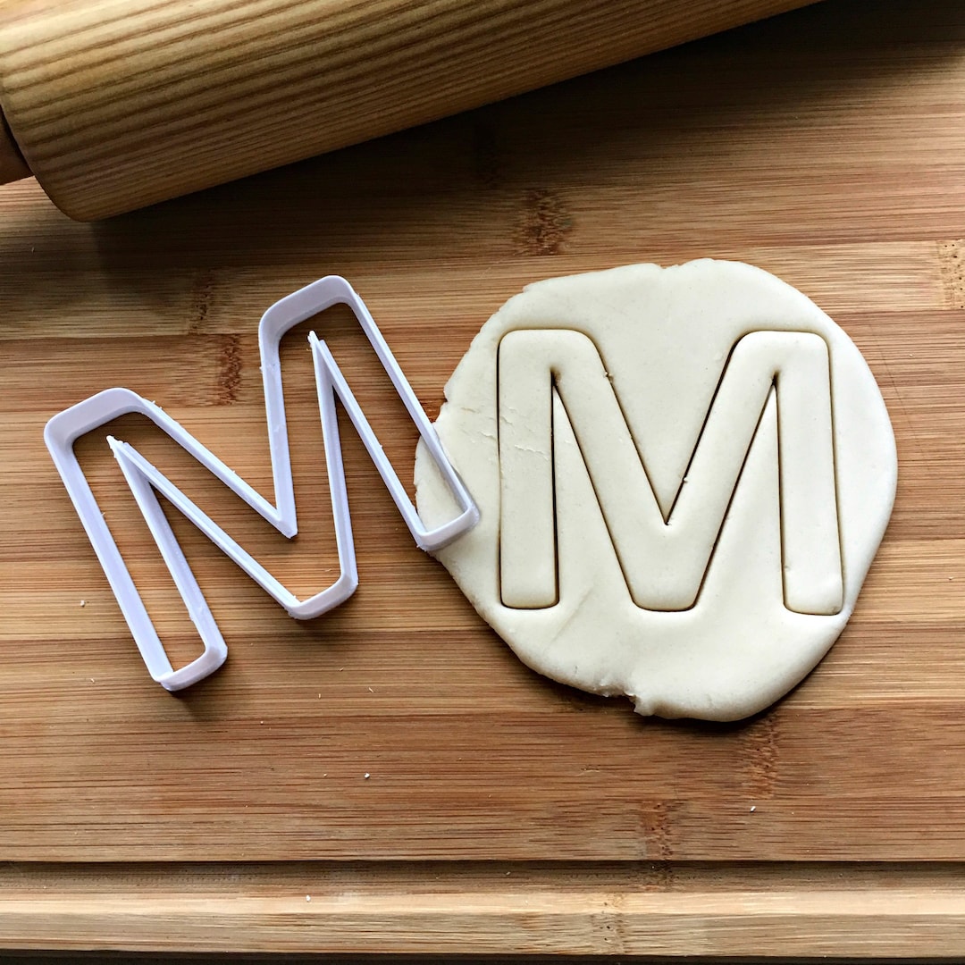 Letter M Cookie Cutter/multi-size/dishwasher Safe Available - Etsy