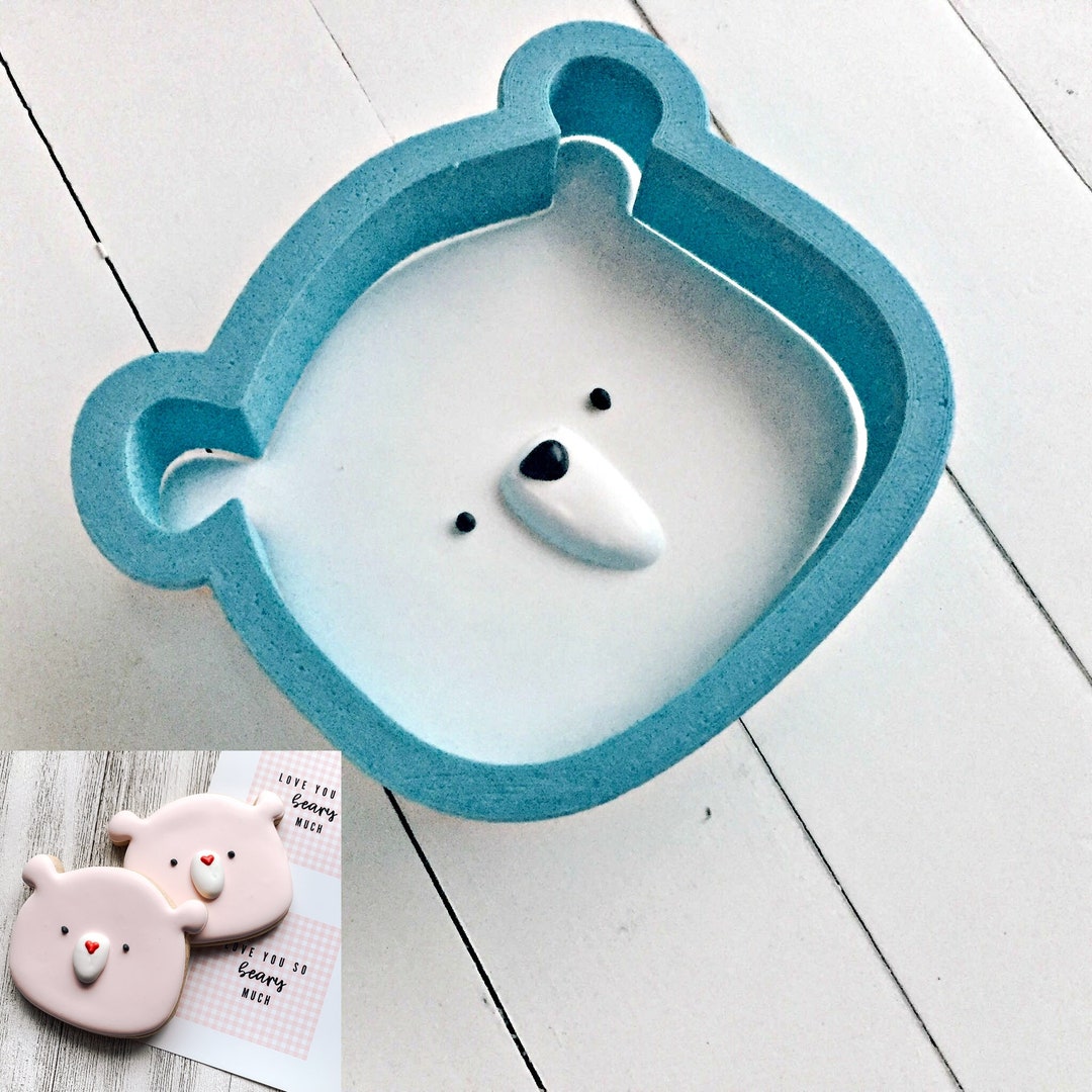 Cute Bear Cookie Cutter/multi-size/template Included - Etsy
