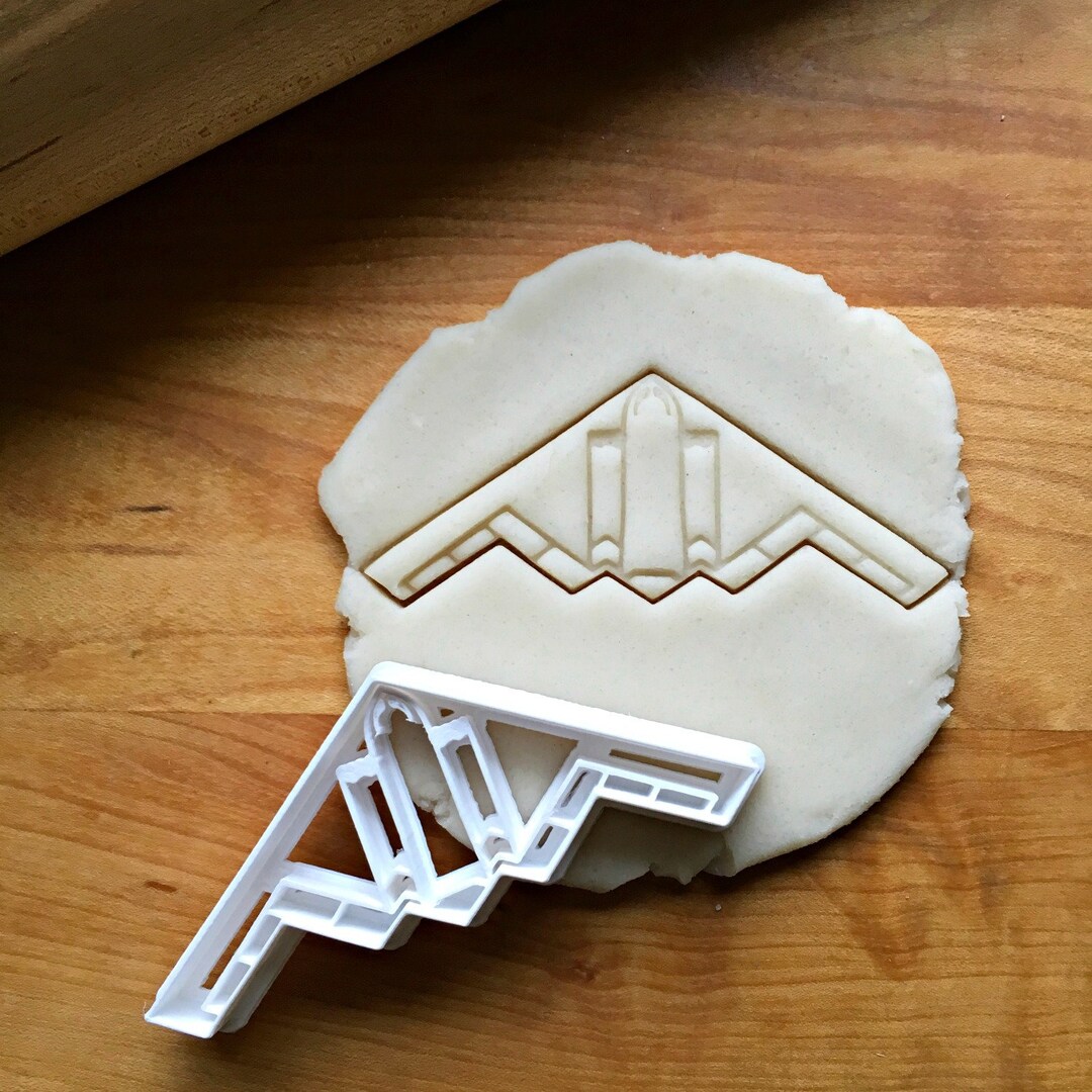Stealth Bomber Jet Cookie Cutter in Multiple Sizes - Etsy