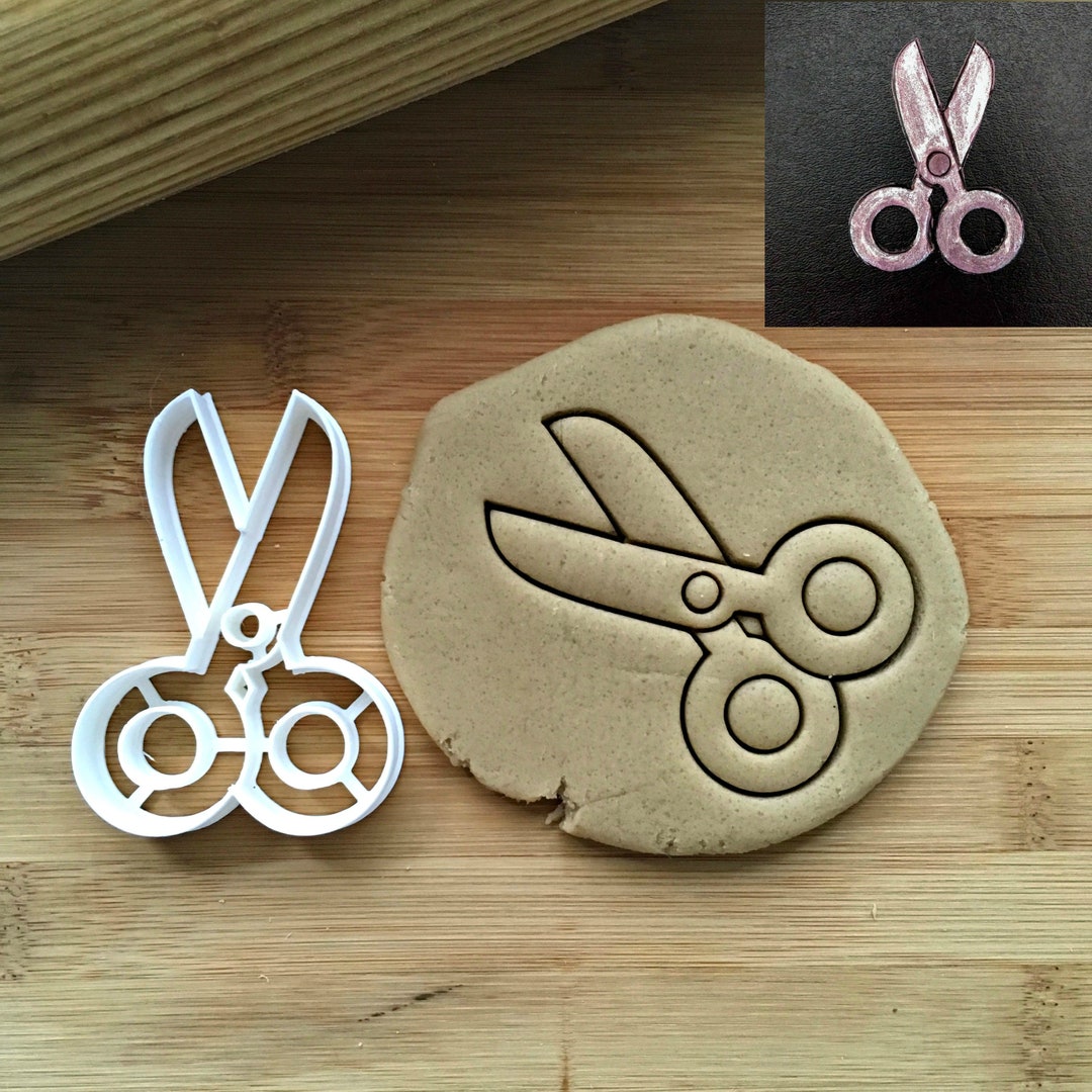Scissors Cookie Cutter/multi-size/choose Standard or Dishwasher Safe ...