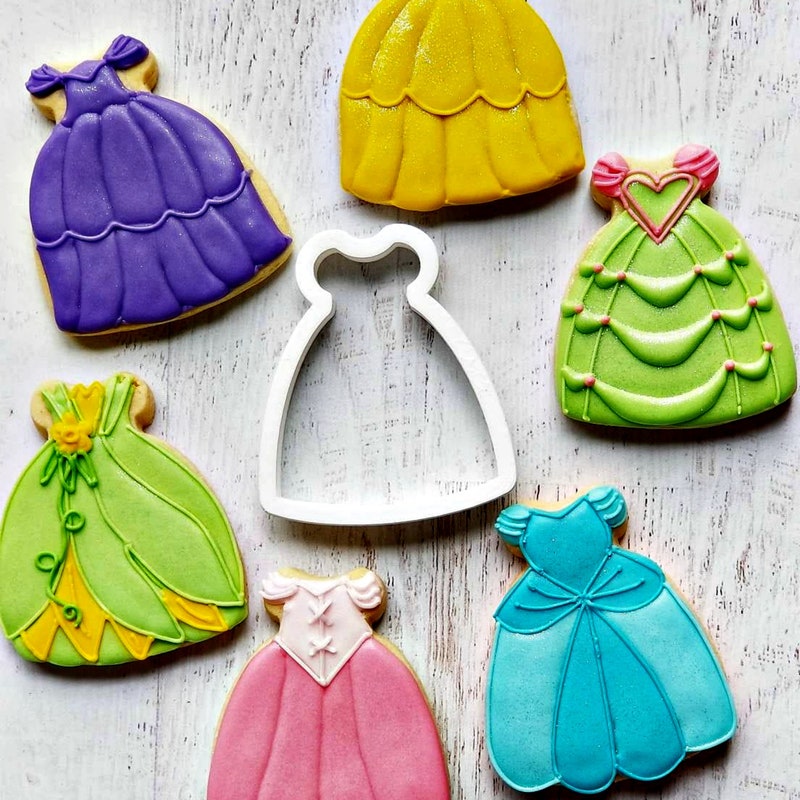 Princess Dress Cookie Cutter - Etsy