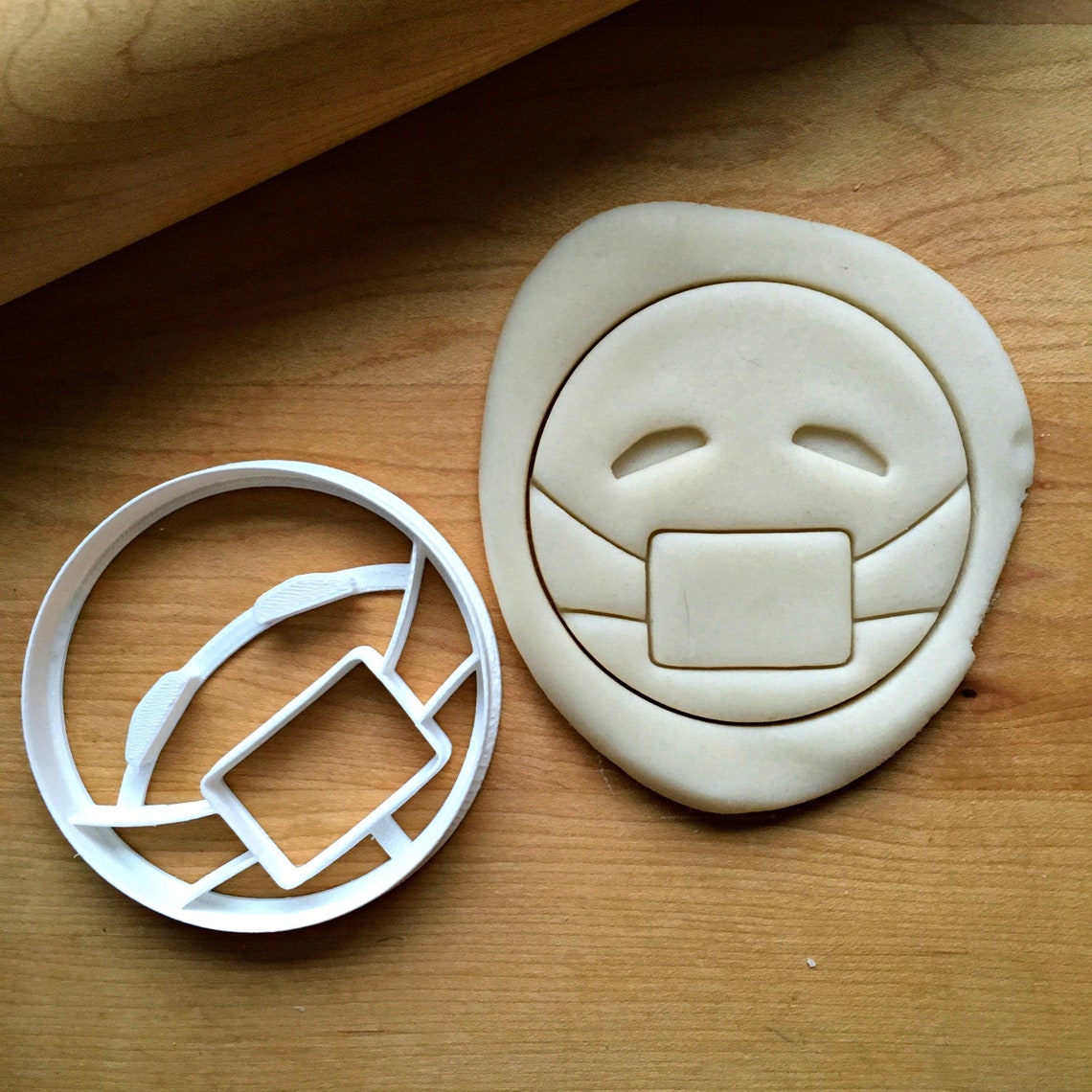 Masked Emoji Cookie Cutter/ Multi-size - Etsy