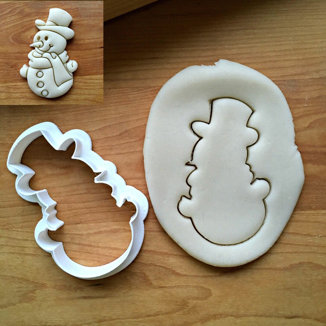 Snowman Cookie Cutter/multi-size/christmas Cookie Cutter - Etsy