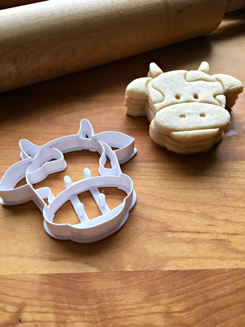Cow Cookie Cutter in Multi-size/farm Animal - Etsy