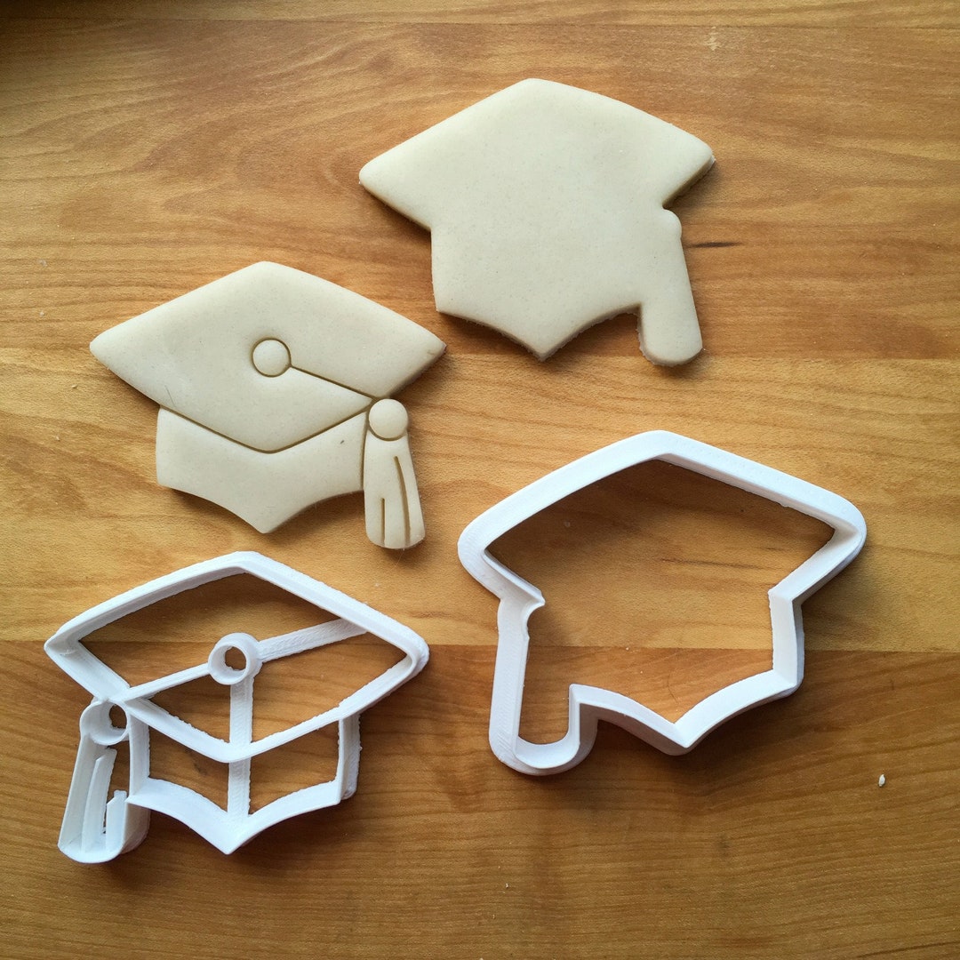 Set of 2 Graduation Cap/hat Cookie Cutters/multi-size /made in the USA ...