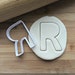 Letter R Cookie Cutter/multi-size/dishwasher Safe Available - Etsy