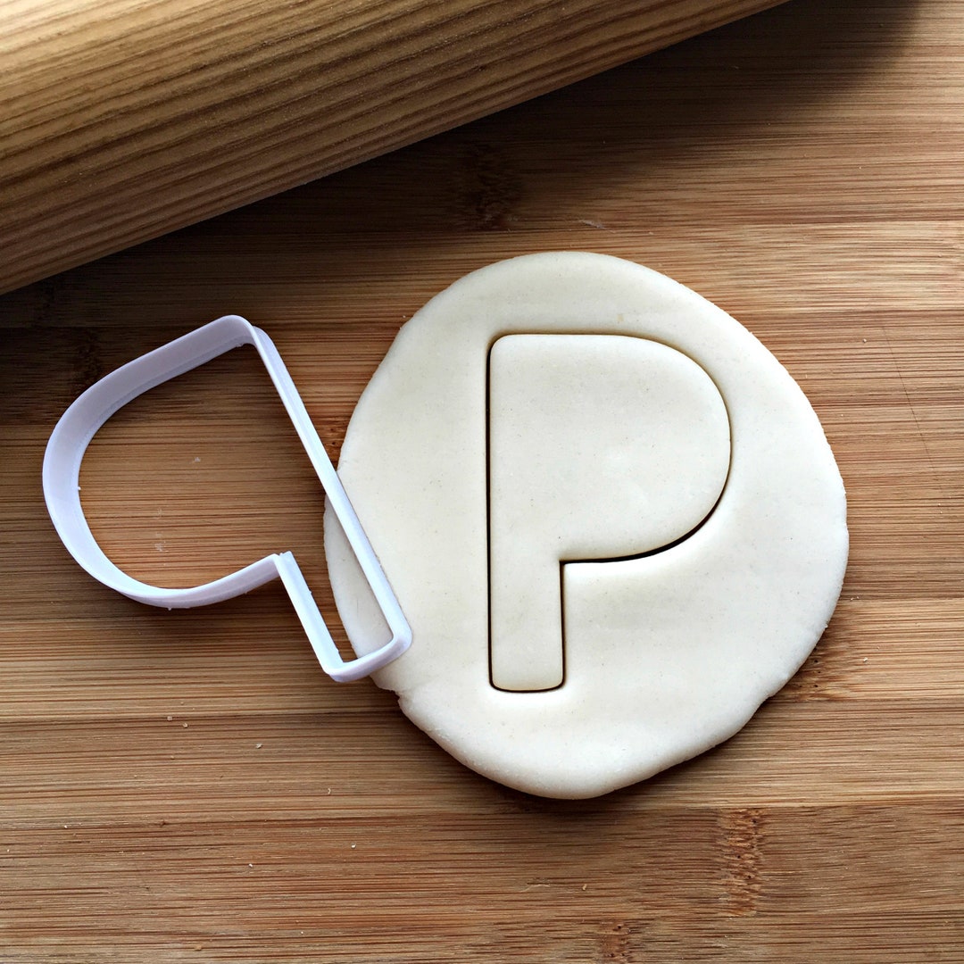 Letter P Cookie Cutter/multi-size/dishwasher Safe Available - Etsy