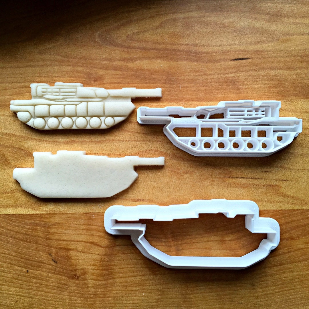 Set of 2 Military Tank Cookie Cutters/multi-size /made in the USA - Etsy
