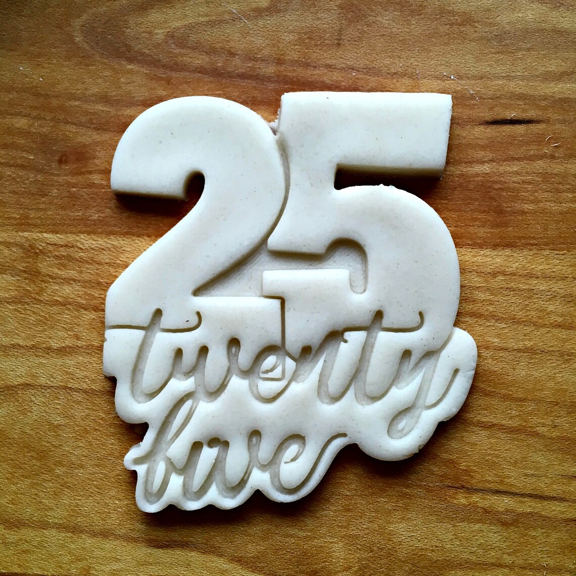 Lettered Number 25 Cookie Cutter/multi-size/dishwasher Safe | Etsy