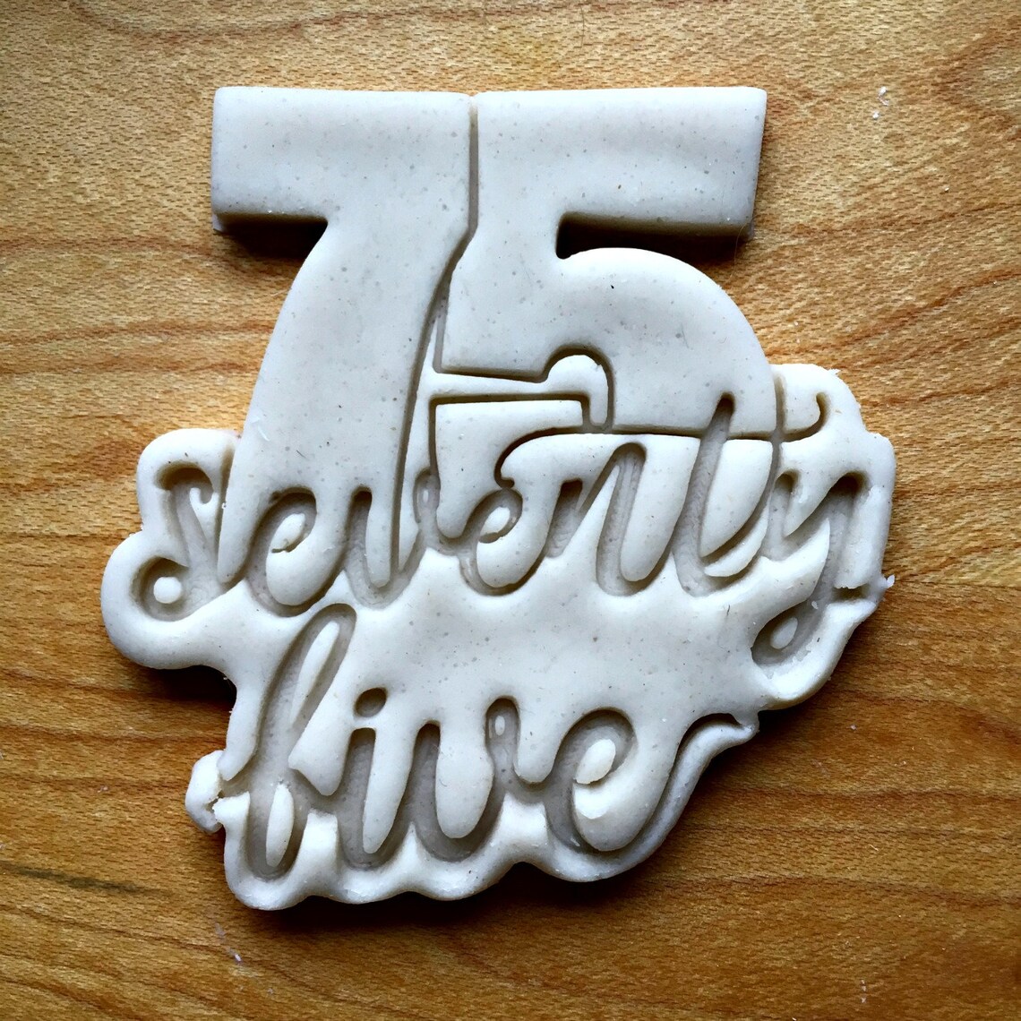 Lettered Number 75 Cookie Cutter/multi-size/dishwasher Safe - Etsy