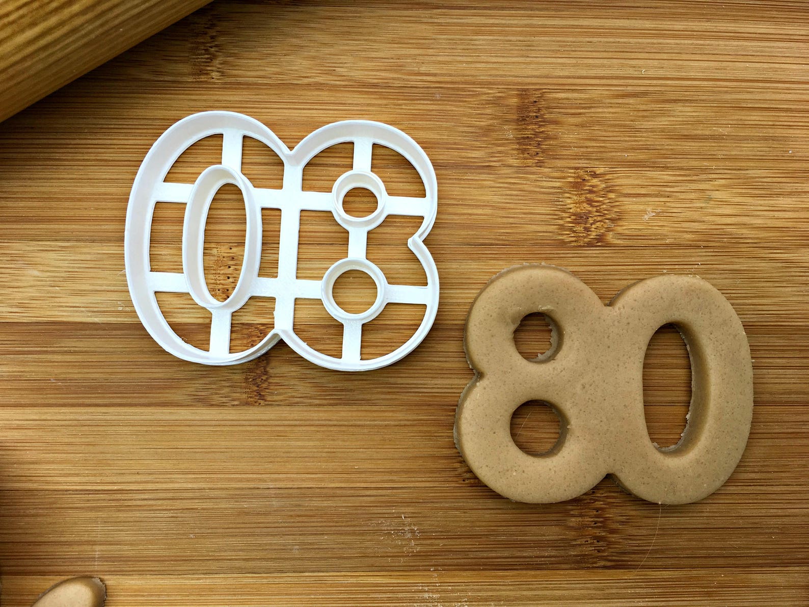 Number 80 Cookie Cutter/multi-size/dishwasher Safe - Etsy