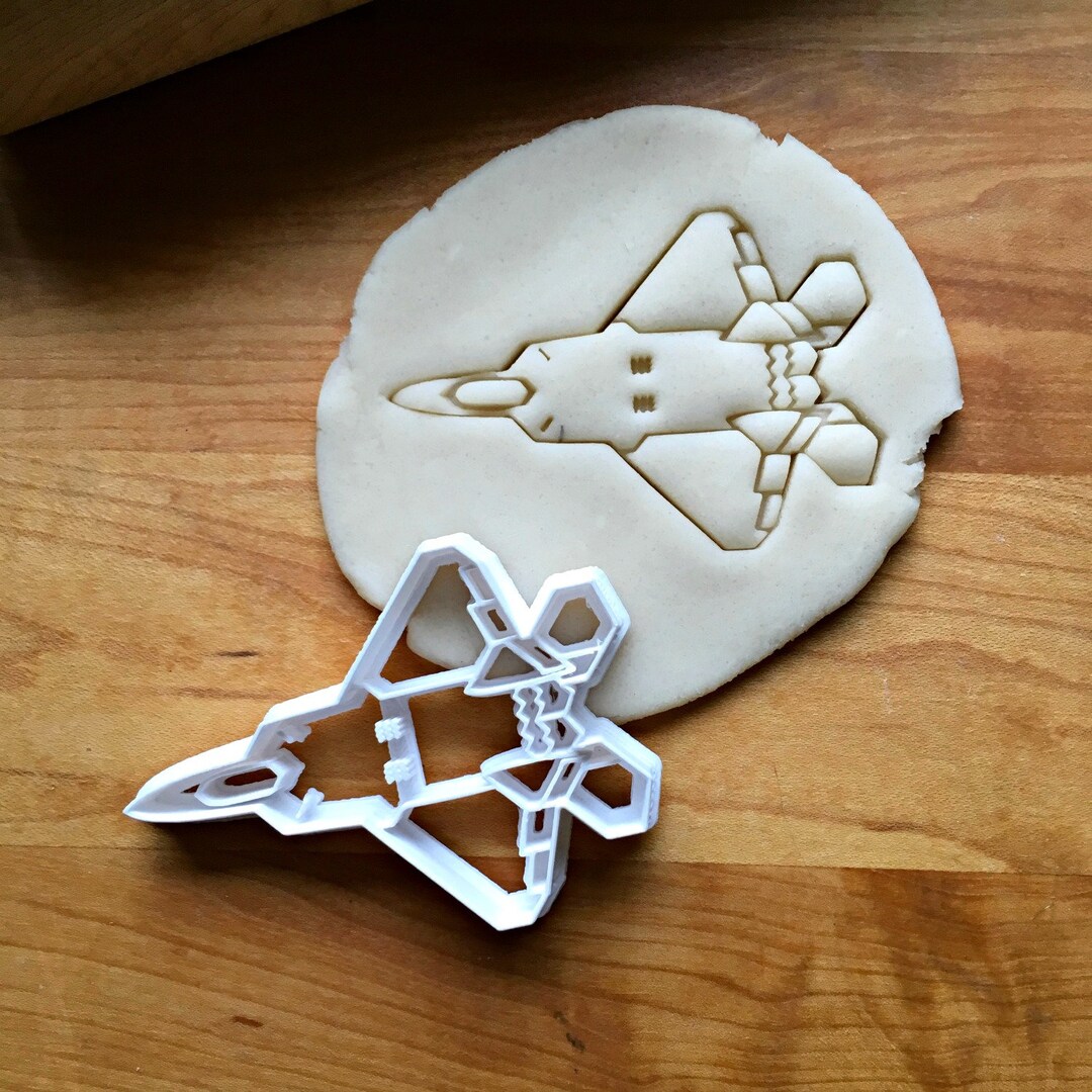 Stealth Fighter Jet Cookie Cutter in Multiple Sizes - Etsy