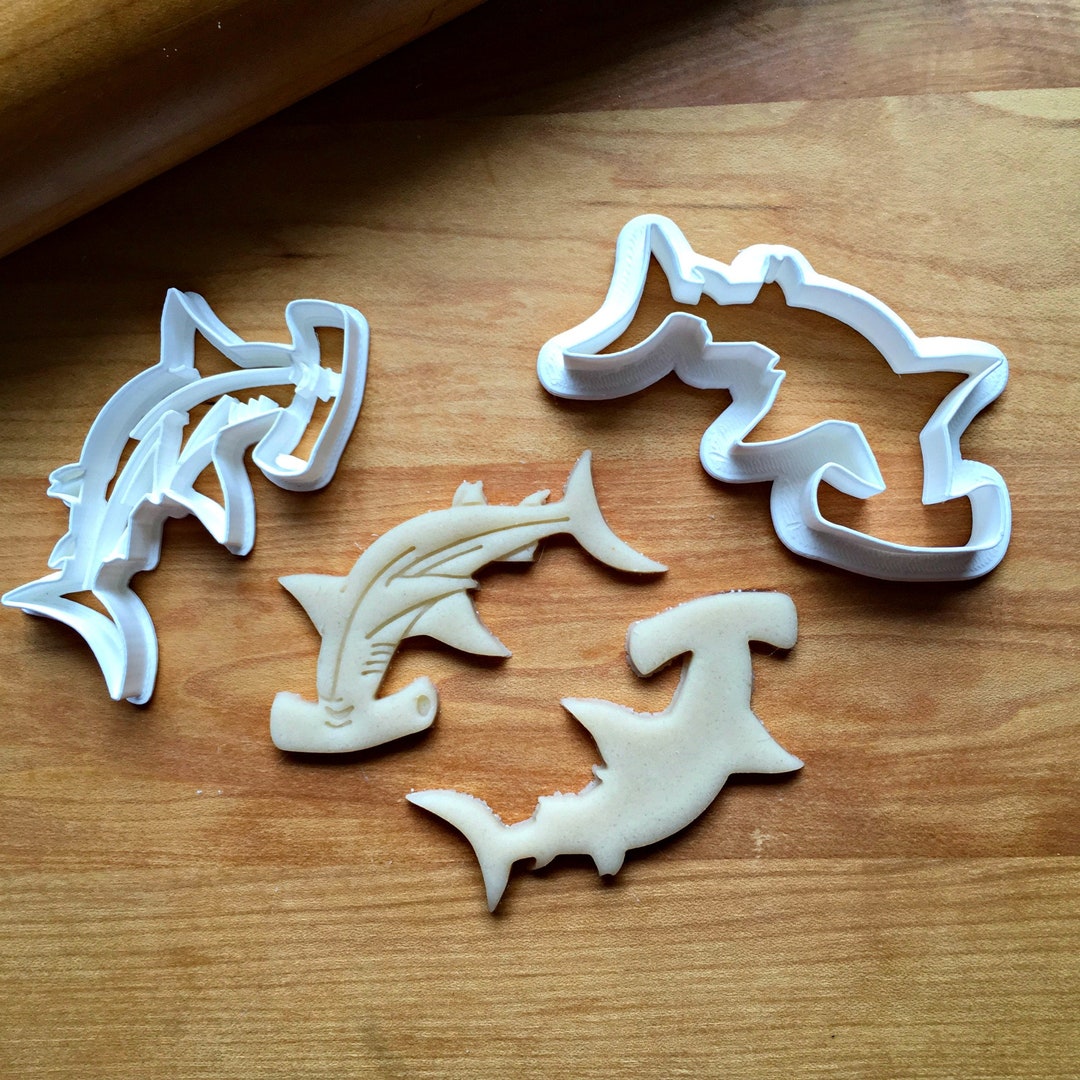 Set of 2 Hammerhead Shark Cookie Cutters in Multiple Sizes - Etsy