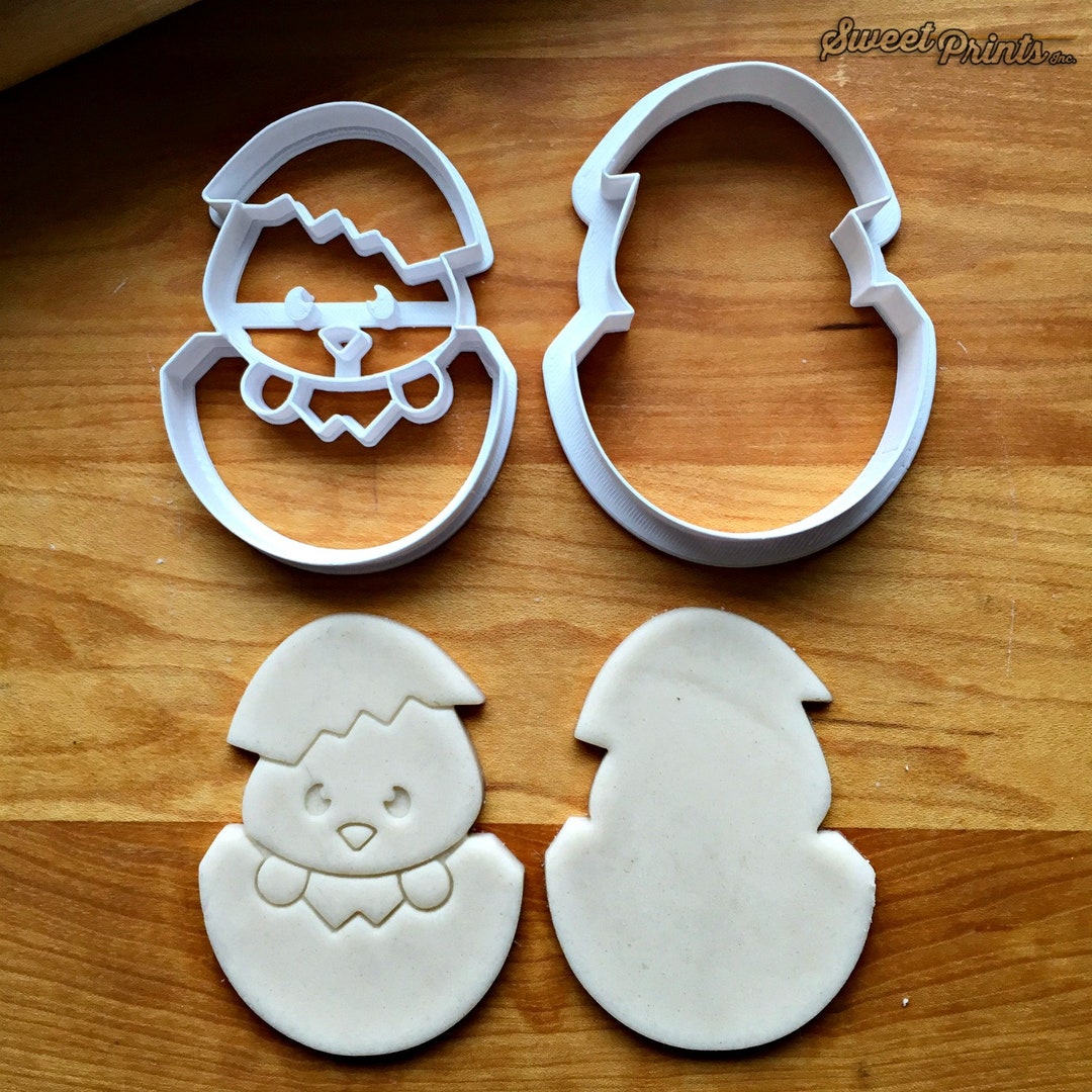 Set of 2 Baby Chick Cookie Cutters/multi-size - Etsy